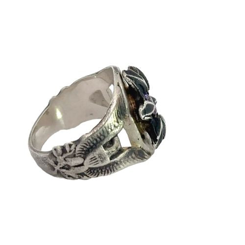9mm Eagle Signet Bullet Ring / ALL STERLING SILVER Sizes 8-10.5 ...