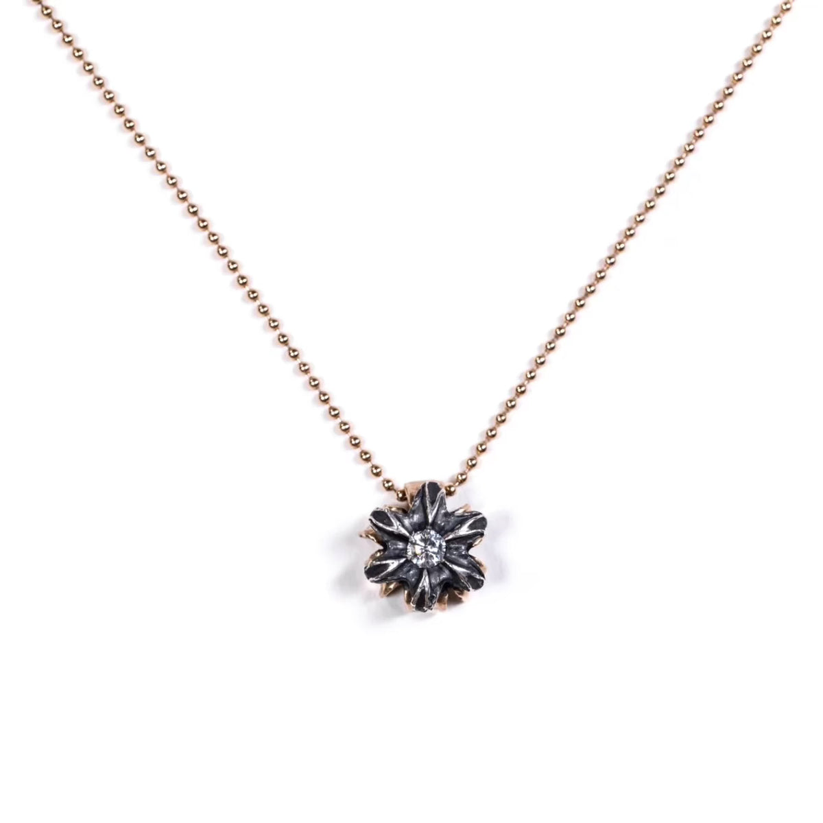 .45 Caliber 14K Yellow Gold Ball Chain Pendant | Women's Ammo Jewelry ...